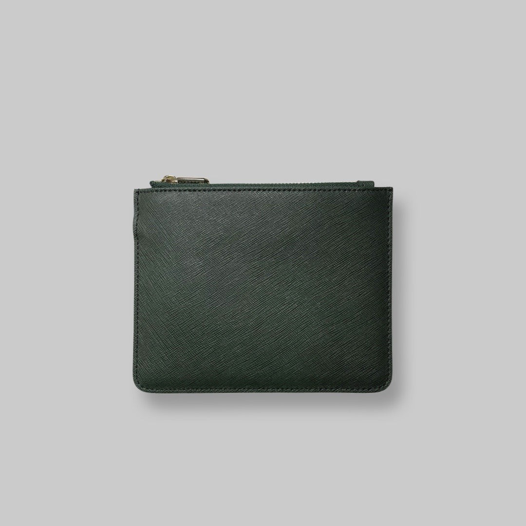 Personalised Mini Pouch in Forest Green – Kaffein Australia